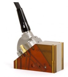 Ultrasonic phased array wedge for inspecting high-temperature parts up ...