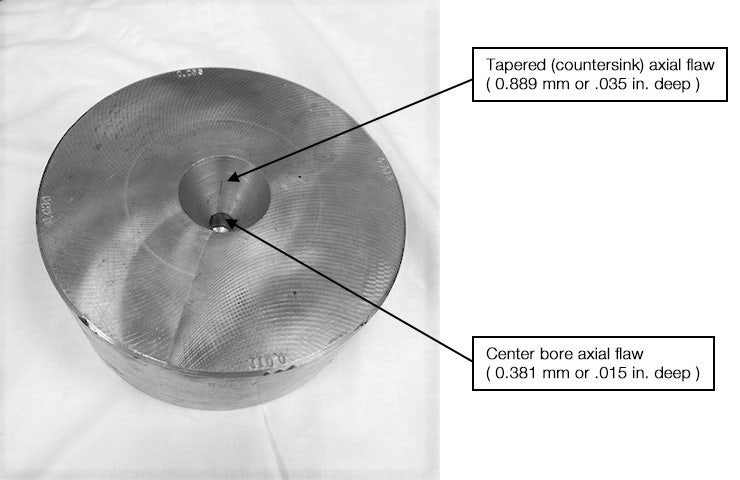 Detecting Cracks in a Rail Axle Center Using Eddy Current Testing