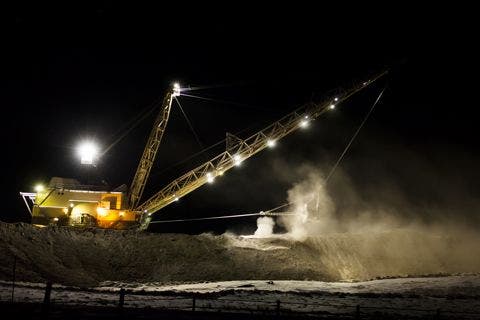 Mining Excavator Swing Shaft Inspections