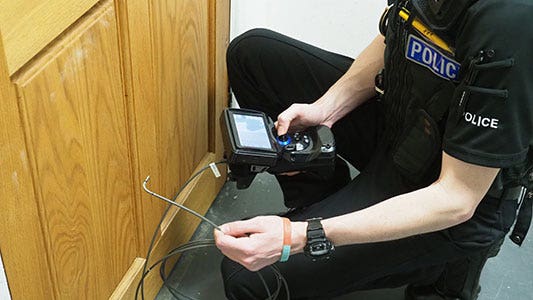 Investigating Crime Using an Industrial Videoscope with Infrared (IR ...