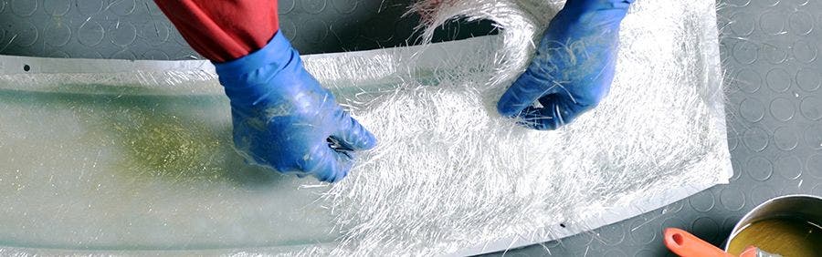 Rilevamento con UT convenzionali di fibre di vetro in cricche laminari