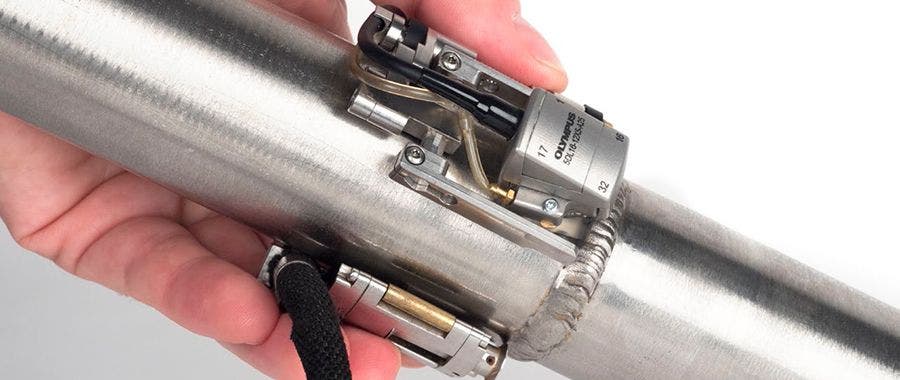 이중 선형 배열™(DLA(Dual Linear Array™) 프로브를 사용한 소구경 오스테나이트 강관 파이프 검사